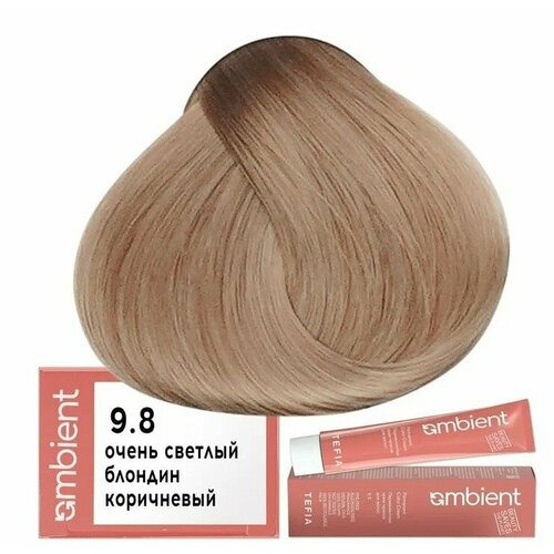 Tefia Ambient Крем-краска для волос AMBIENT 9.8, Tefia, Объем 60 мл