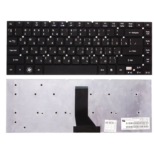 Клавиатура для ноутбука Acer Aspire ES1-522-443P русская, черная