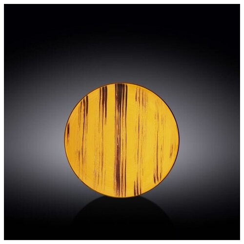 Тарелка круглая 18 см желтая Wilmax