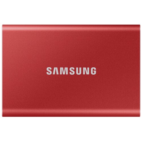 1 ТБ Внешний SSD Samsung T7, USB 3.2 Gen 2 Type-C, красный
