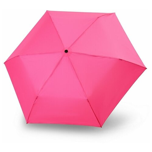 Зонт Knirps, автомат, 3 сложения, купол 97 см, 6 спиц, чехол в комплекте, розовый