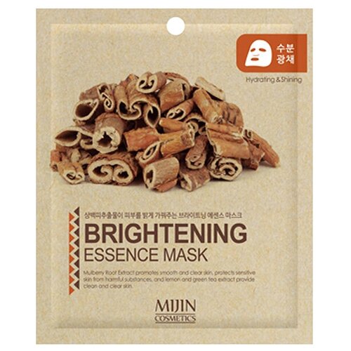 Маска тканевая для лица осветляющая Mijin Brightening Essence Mask