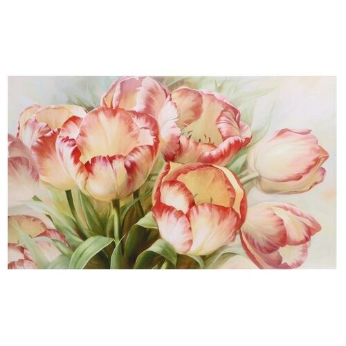 Картина на холсте Topposters "Букет тюльпанов", 60*100 см