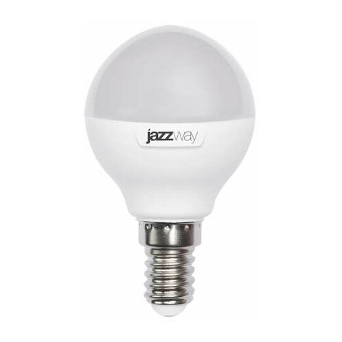 Лампа светодиодная PLED-SP-G45 7Вт шар 5000К холод. бел. E14 540лм 230В JazzWay 1027870-2 (20шт.)