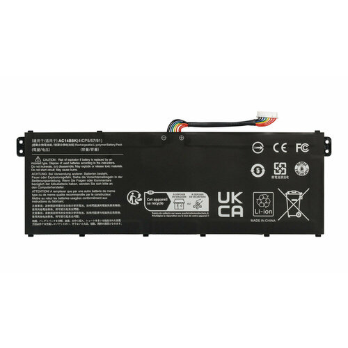 Аккумулятор / батарея AC14B8K Premium для Acer Nitro 5 AN515-52, 5 AN515-42, 5 AN515-51, Extensa EX2540, SWIFT 3 и др / 15,2V 3500mAh 53,2Wh