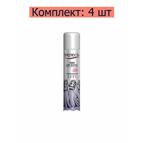 Прелесть Лак для волос сильной фиксации, 250 см3, 4 шт
