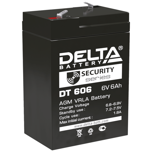 Аккумуляторная батарея DELTA Battery DT 606 6В 6 А·ч