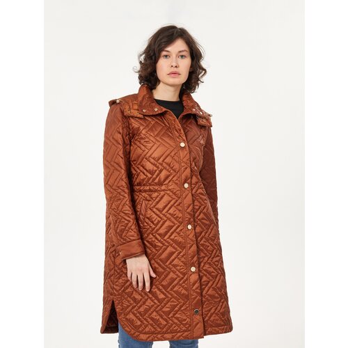 Пальто  iBlues, размер 48, коричневый