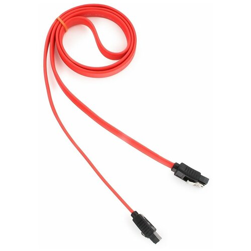 Кабель интерфейсный SATAIII Cablexpert CC-SATAM-DATA-0.8M, 80см, 7pin/7pin, защелка, пакет