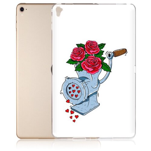 Чехол задняя-панель-накладка-бампер MyPads Цветочные сердца для iPad Pro 2 10.5 A1701/A1709/iPad Air 3 (2019) противоударный