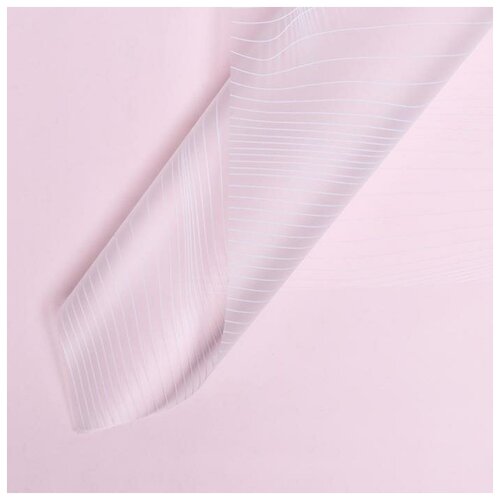 Пленка матовая, "Нежность", 58*58 см, розовый