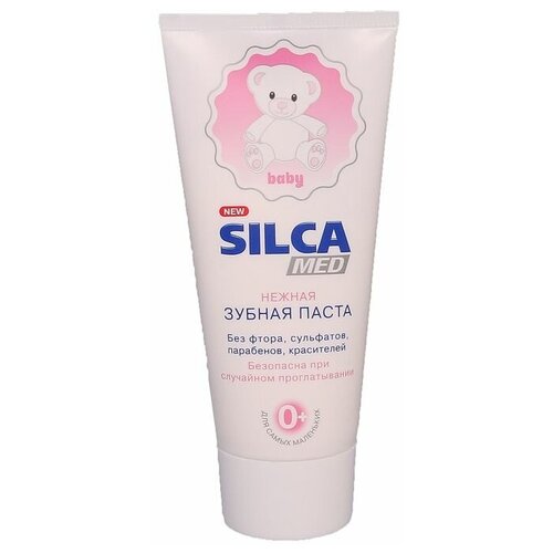 Silca Зубная паста Silcamed детская BABY 0+, 65 г