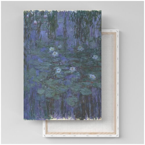 Картина на холсте с подрамником / Monet Claude / Клод Моне - Кувшинки, 1910 - 1919