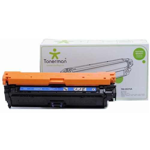 Картридж Tonerman CE271A 650A для HP Color LaserJet CLJ CP5520, CP5525, CP5525N, CP5525DN, CP5525XH, M750, M750N, M750DN, M750XH Enterprise