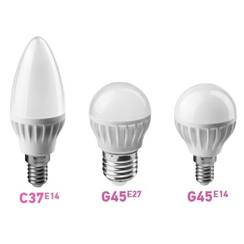 Лампа светодиодная 71 633 OLL-C37-8-230-4K-E14-FR 8Вт свеча 4000К бел. E14 600лм 176-264В онлайт 71633 (10шт. в упак.)
