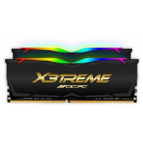 Модуль памяти DDR 4 DIMM 16Gb (8Gbx2), 3600Mhz, OCPC X3 RGB MMX3A2K16GD436C18BL, RGB, CL18, BLACK LABEL