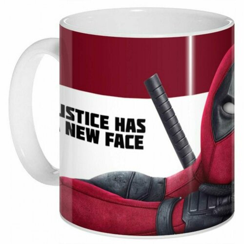 Кружка Deadpool - Justice has a new face