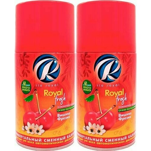 Rio Royal Сменный блок универсальный Fresh, Вишня и Фрезия, 250 мл,2 шт