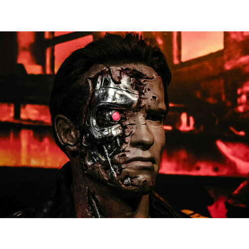 Плакат, постер на бумаге Terminator/Терминатор/искусство/арт/абстракция/творчество. Размер 30 х 42 см