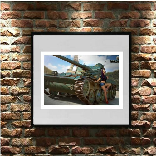 Постер "world of tanks amx 13 90" Cool Eshe из коллекции "Любимые герои", А3