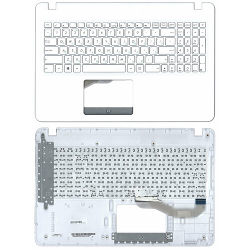 Клавиатура (keyboard) для ноутбука Asus X540SC, топкейс белый