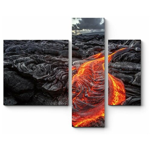 Модульная картина Удивительная лава 110x91