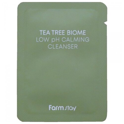 Farm Stay Женский Tea Tree Biome Low pH Calming Cleanser Пенка для умывания успокаивающая c нейтральным pH 2мл