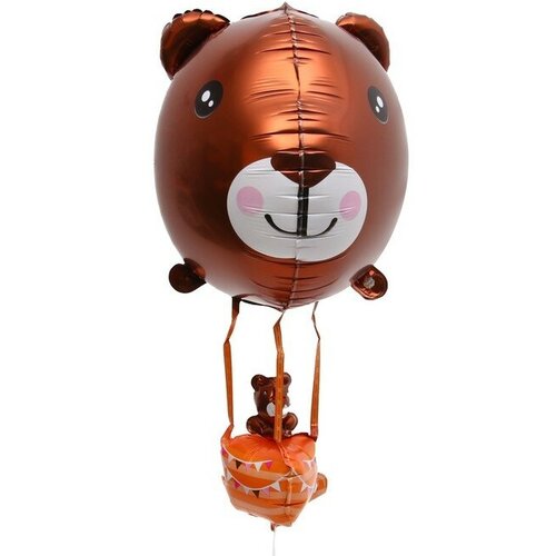 Шар фольгированный 35" "Голова медведя воздушный шар"