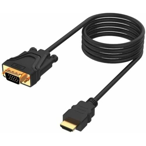 Кабель HDMI - VGA Onten OTN-5173D 3м черный