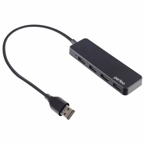 PF-H042 USB-HUB 4 Port чёрный