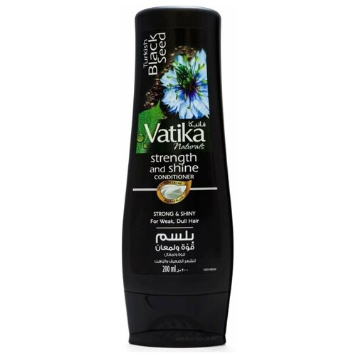 Кондиционер Дабур Ватика сила и блеск Чёрный Тмин (Dabur Vatika Black Seed), 200 мл.