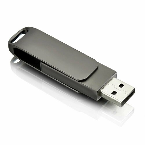 USB флешка, USB flash-накопитель, Флешка Stone, 32 ГБ, темно-серая, USB 3.0, арт. F44 30шт