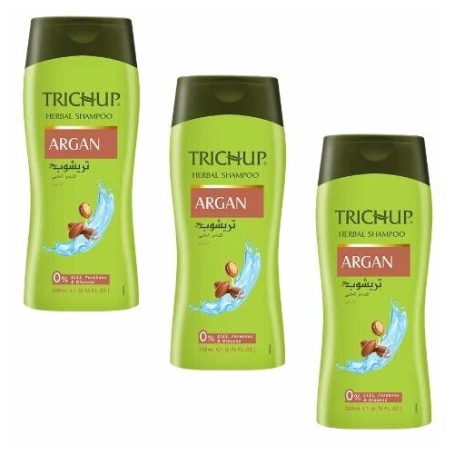 Trichup Шампунь для волос c Арганом (Argan), 200мл - 3 шт
