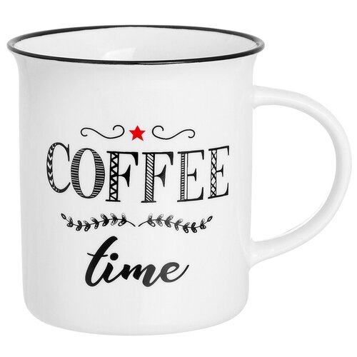 Кружка / чашка / для чая, кофе, капучино 310 мл 10,7*7,5*9 см "COFFEE TIME"