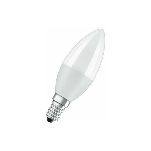 Лампа светодиодная LED Value LVCLB60 7SW/830 свеча матовая E14 230В 10х1 RU | код 4058075578883 | LEDVANCE (5шт. в упак.)