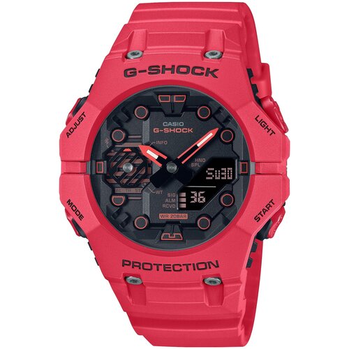 Наручные часы CASIO G-Shock GA-B001-4A, красный, черный