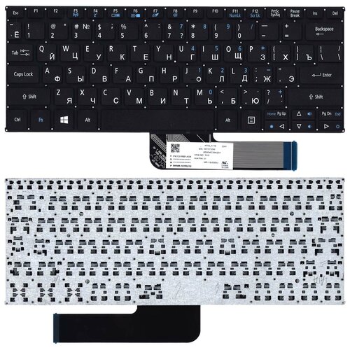 Клавиатура для ноутбука Acer Aspire Switch 10 черная