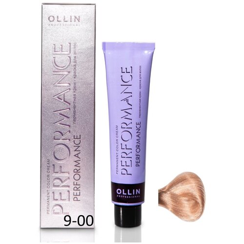 OLLIN Professional Performance перманентная крем-краска для волос, 9/00 блондин глубокий, 60 мл