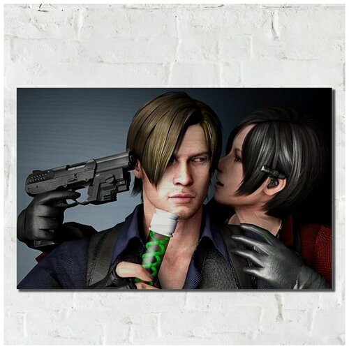 Картина интерьерная на дереве игра Resident Evil 6 - 11323