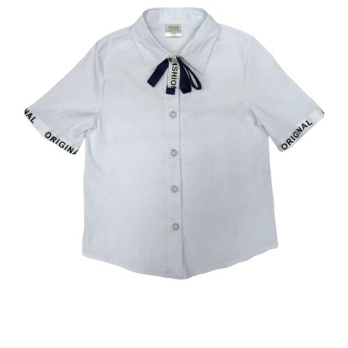 Школьная блуза, размер 146, белый