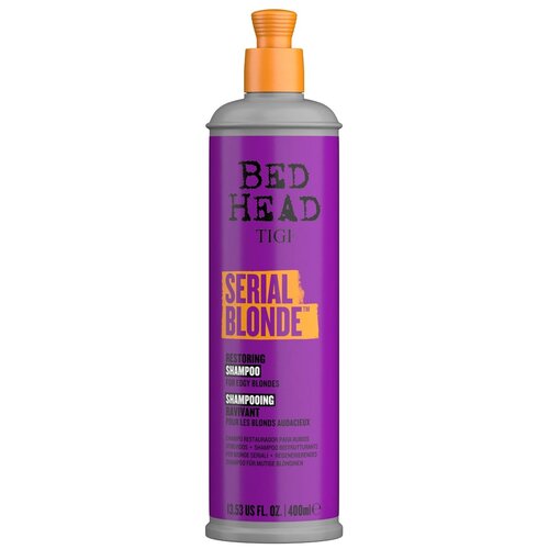 Шампунь фиолетовый TIGI Bed Head Serial Blonde Purple Toning, for cool blondes. TONIFIANT VIOLET pour les blonds pafaits для блонда, 400 мл
