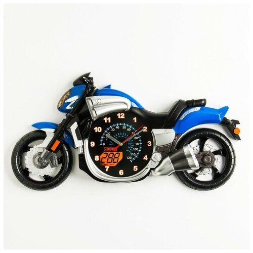 Часы настенные "Мотоцикл", плавный ход, 57 х 30 см, d-16 см 7855102