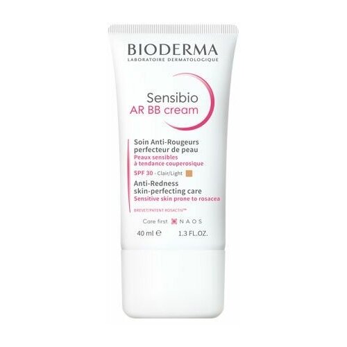 Bioderma Sensibio AR BВ SPF 30- Крем солнцезащитный, выравнивающий тон для чувствительной кожи Биодерма Сернсибио, 40 мл