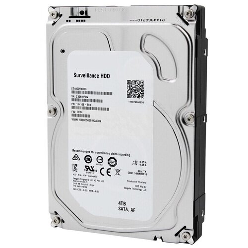 Жесткий диск HDD Seagate SkyHawk 4 Tb