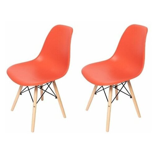 Комплект стульев Цвет Мебели SC-001, 2 шт., цвет: красный