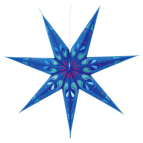 Star Trading Светильник звезда из бумаги Starlight 70 см индиго 236-54