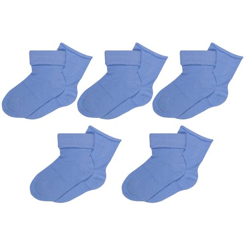 Носки RuSocks 5 пар, размер 8-9, голубой