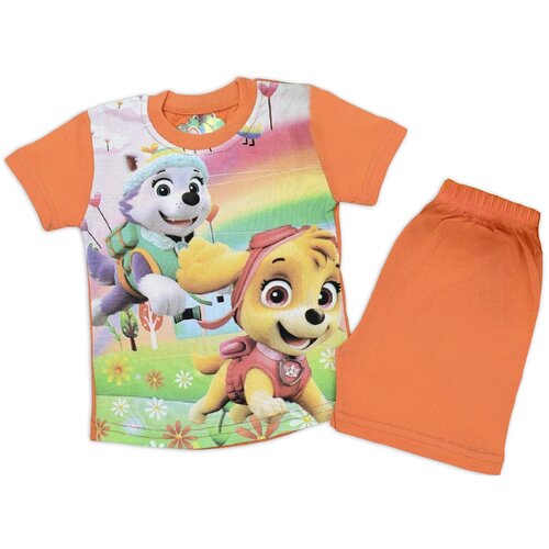 Комплект одежды Bobonchik kids, размер 86, оранжевый