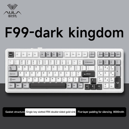 Компьютерная механическая клавиатура LANGZHU 99 клавиш съемная/dark kingdom