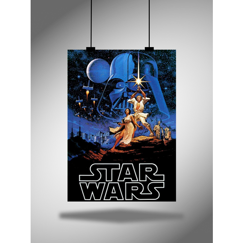 Постер плакат интерьерный на стену фильм Звездные войны 3 А3